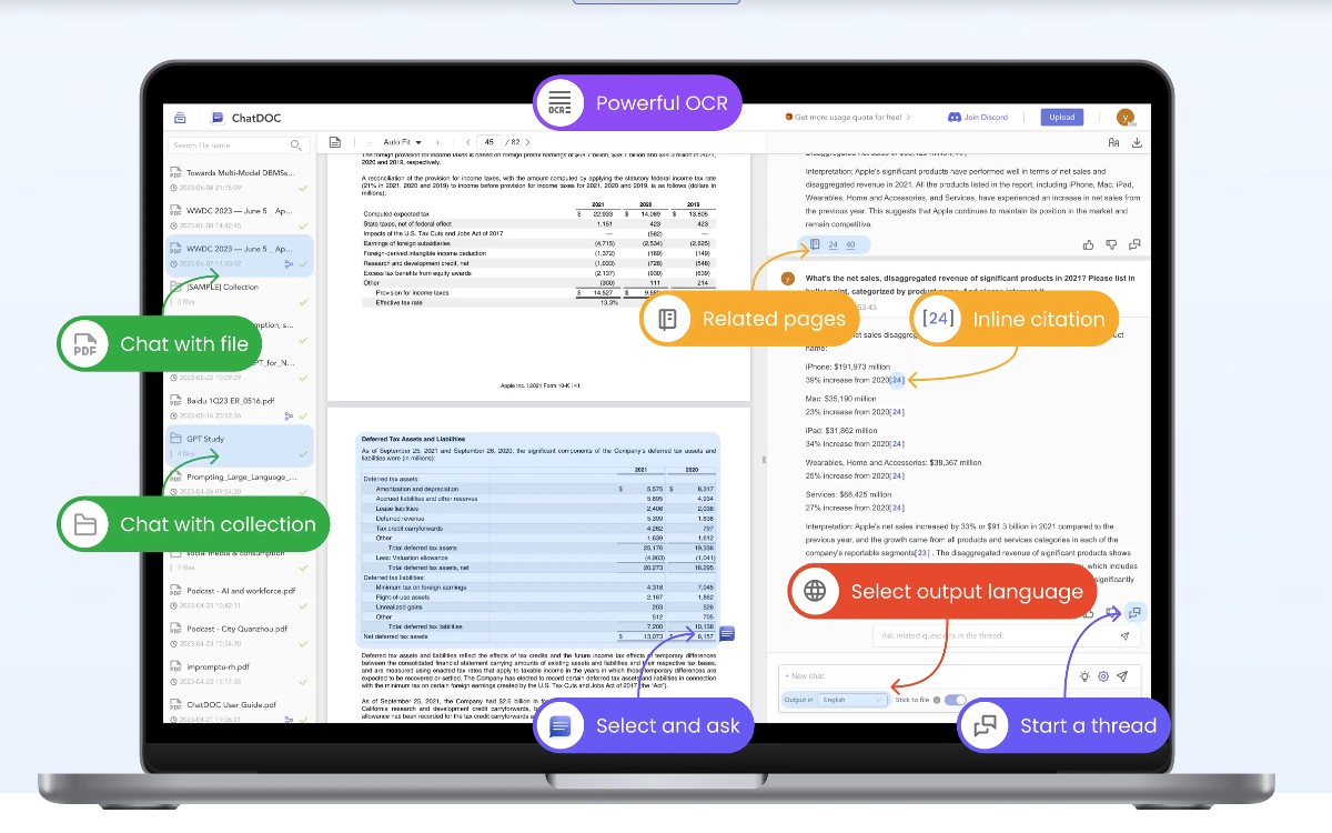 ChatDOC - Interact with Your Documents - AI Tools | AI Tools
