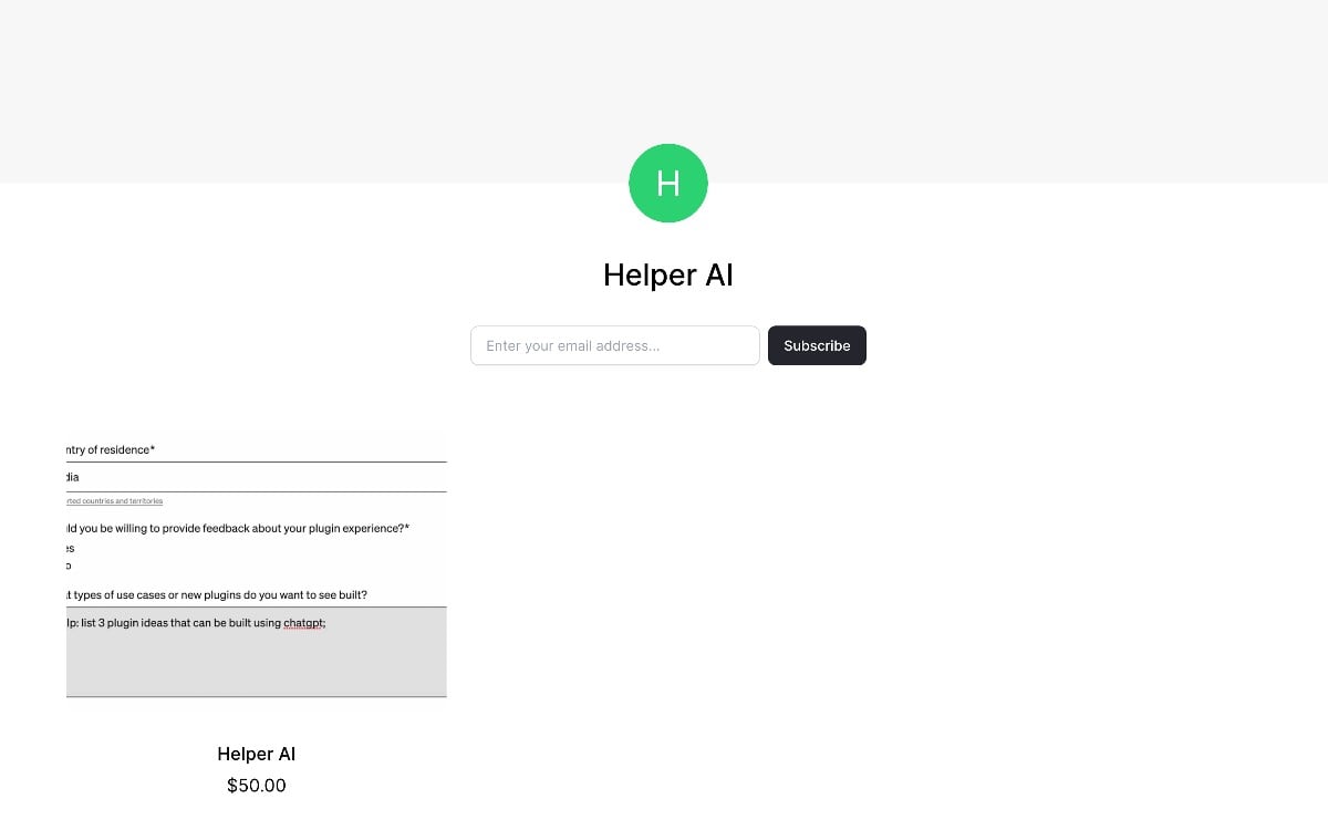 Helper AI: Use ChatGPT on any website - AI Tools | AI Tools