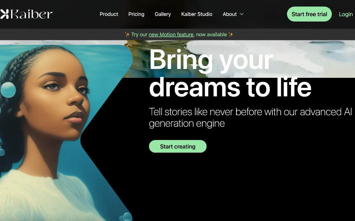 Kaiber: Create Stunning and Engaging AI videos - AI Tools | AI Tools