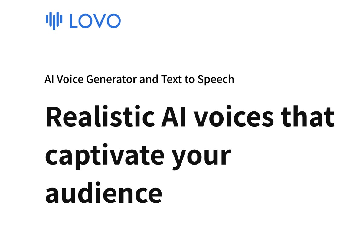 LOVO AI - AI Tools | AI Tools