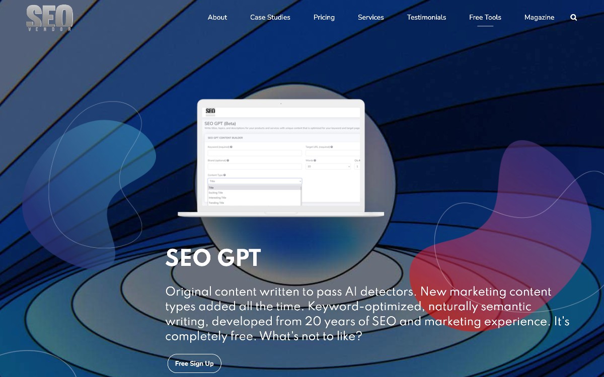 SEO GPT - AI Tools | AI Tools