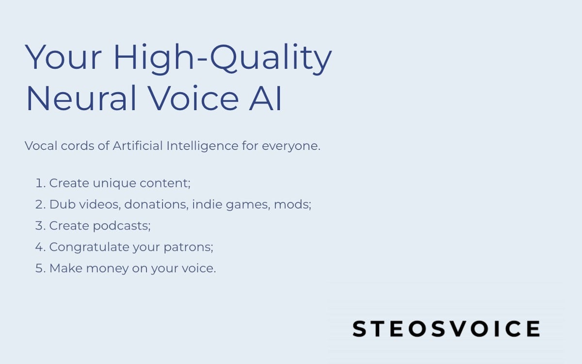 SteosVoice - AI Tools | AI Tools