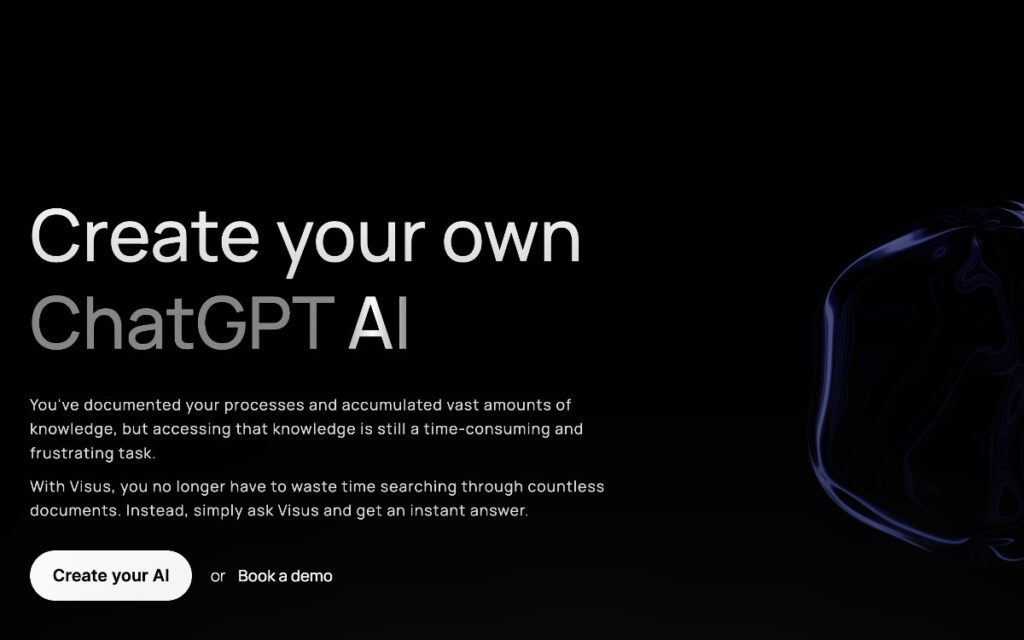 Visus: Train ChatGPT on Your Documents - AI Tools | AI Tools