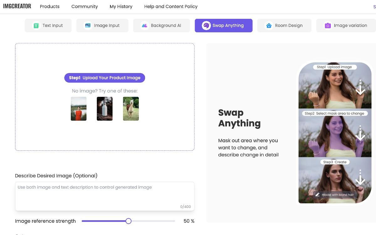 Swap Anything - AI Tools | AI Tools
