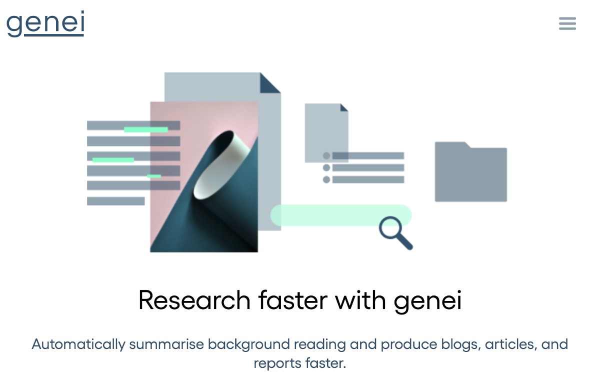 Genei: Chrome Extension for Your Writing Tasks - AI Tools | AI Tools